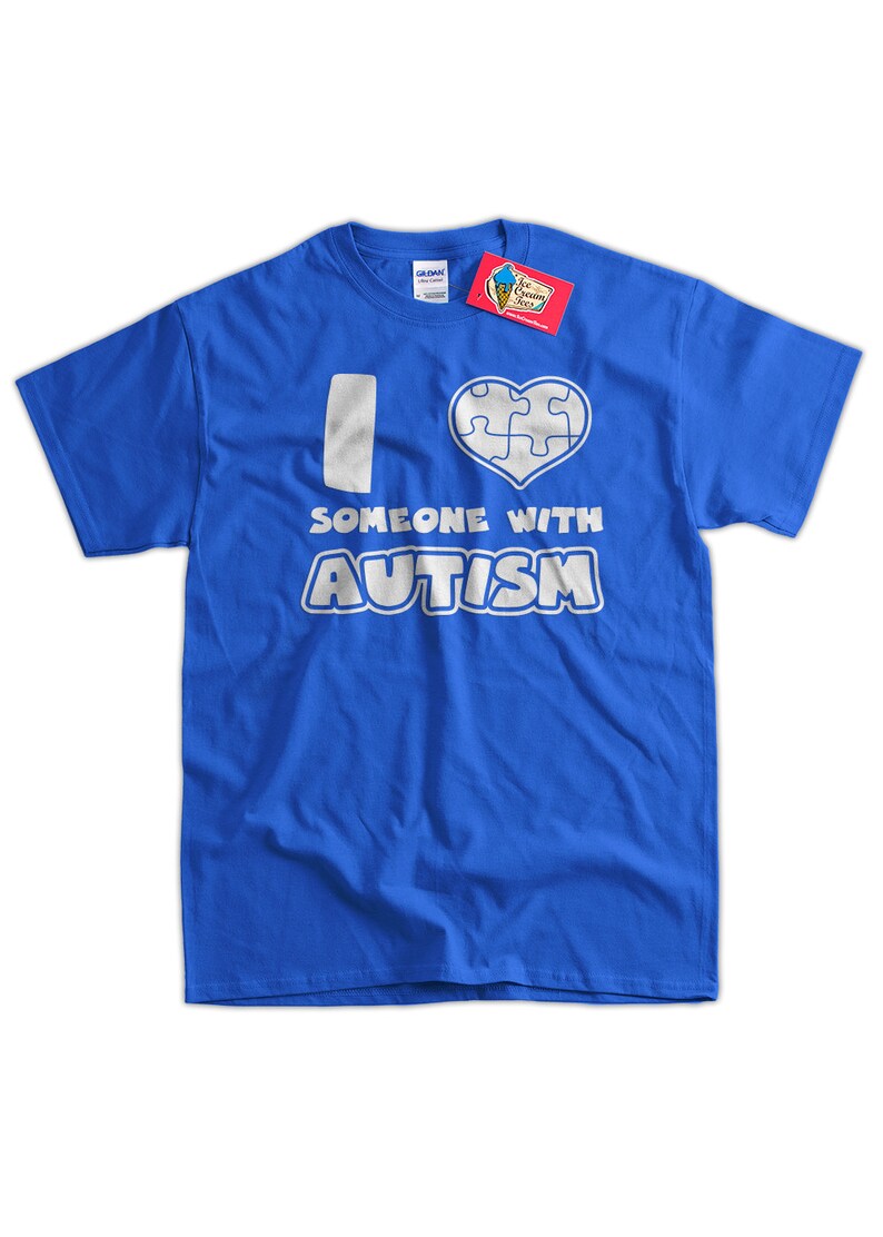 Autism T-shirt Autism Spectrum Autistic Puzzle Piece I Love - Etsy