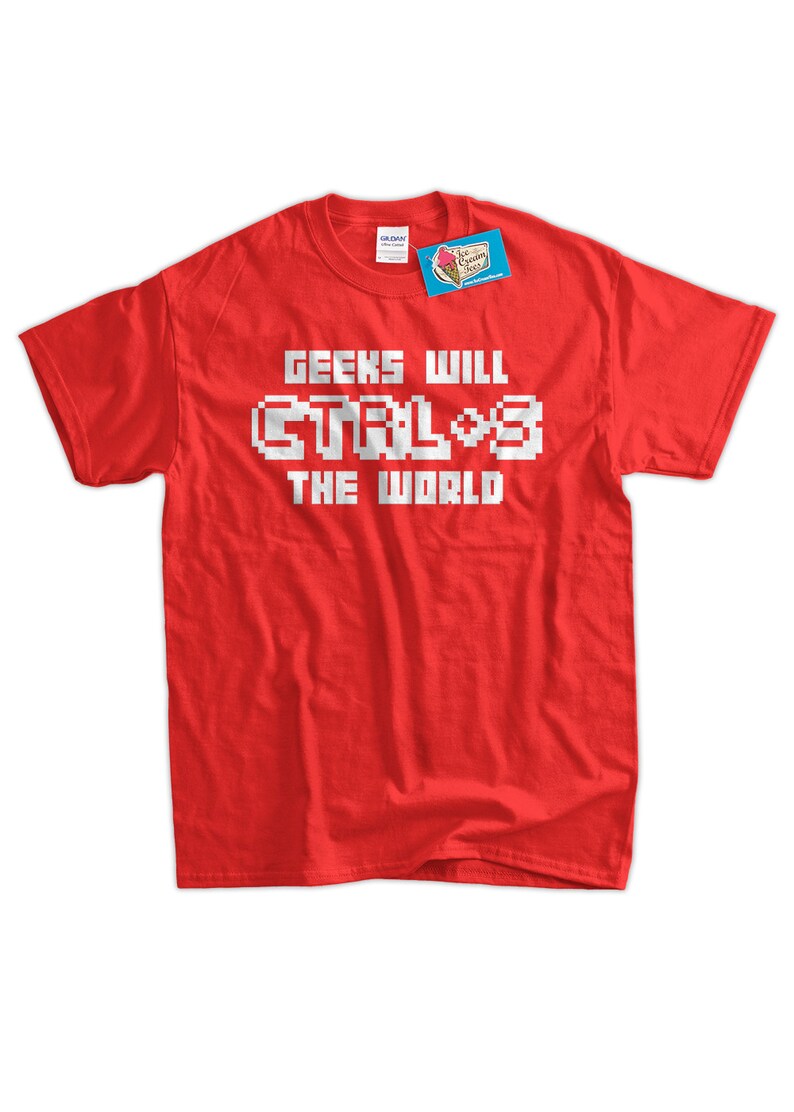 Computer Geek T-shirt Geeks Will Save the World T-shirt Geeks - Etsy