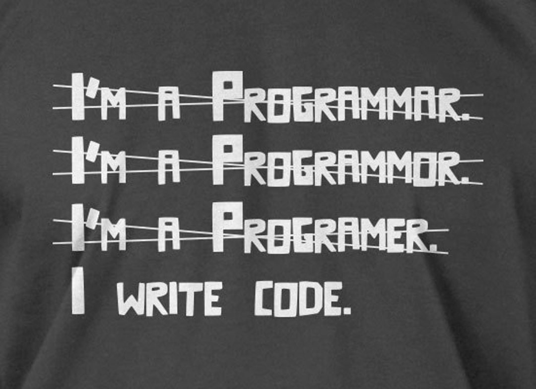 I Write Code Programmer Screen Printed Hoodie - Etsy