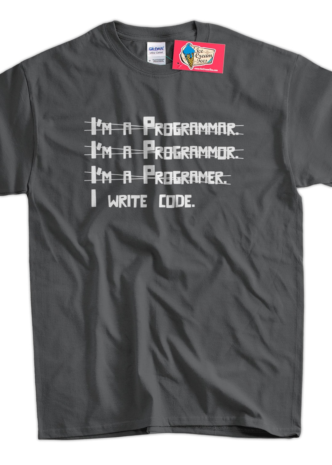 I Write Code I'm A Programmer Computer Code Screen Printed - Etsy
