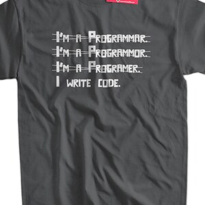 I Write Code I'm A Programmer Computer Code Screen Printed - Etsy