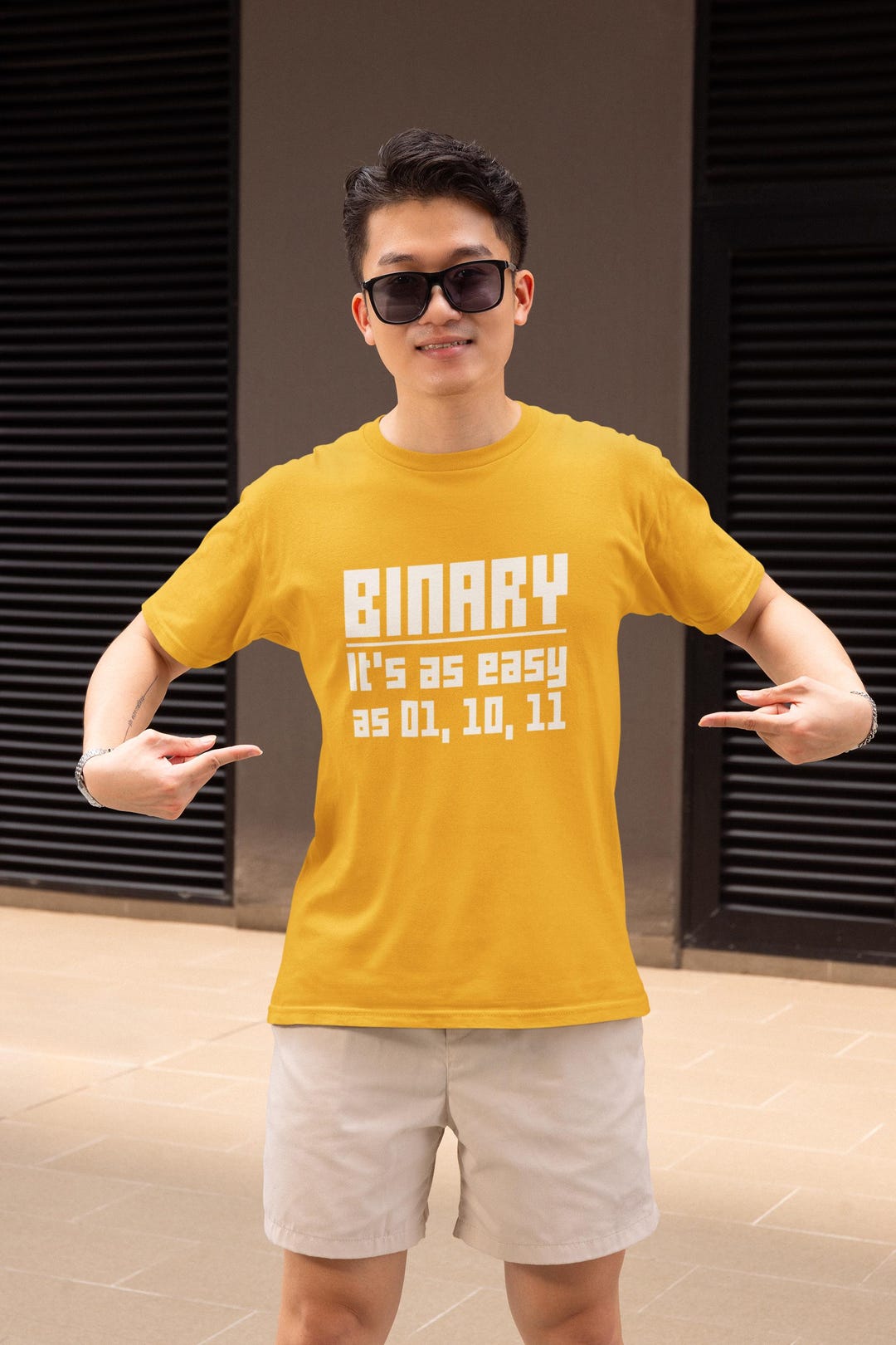 Funny Programmer T-shirt Binary is Easy as 01 10 11 Tshirt Binary Code Geek Tshirt Computer Code ...