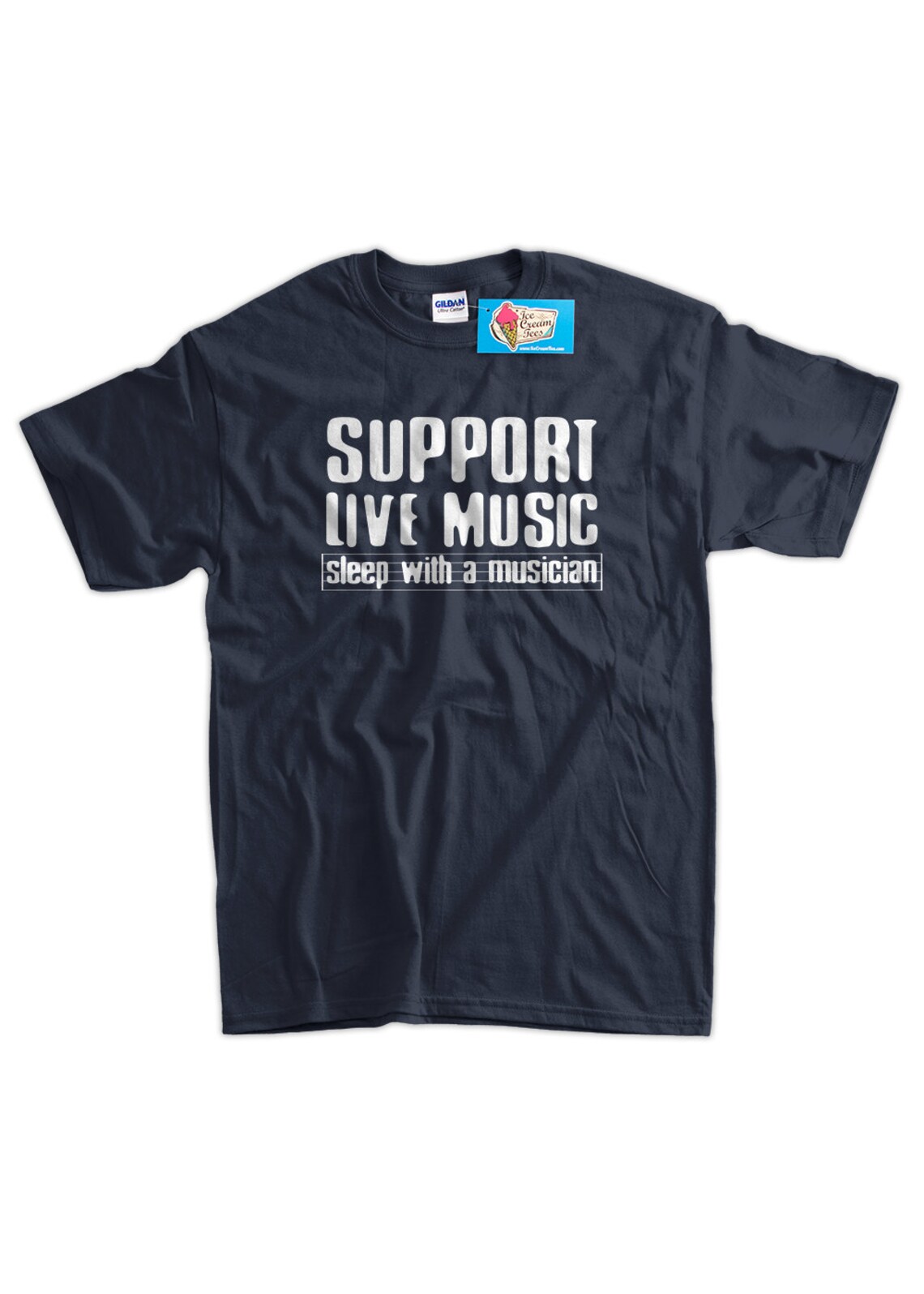 Support Live Music Sleep With A Musician Screen Printed | Etsy