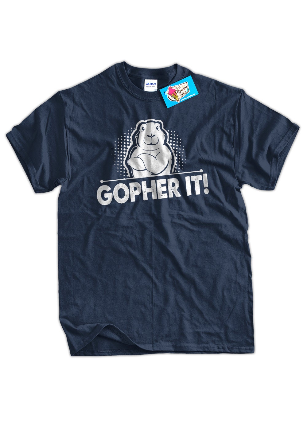 Funny Motivational T-shirt Gopher It T-shirt Gifts for Dad Screen ...