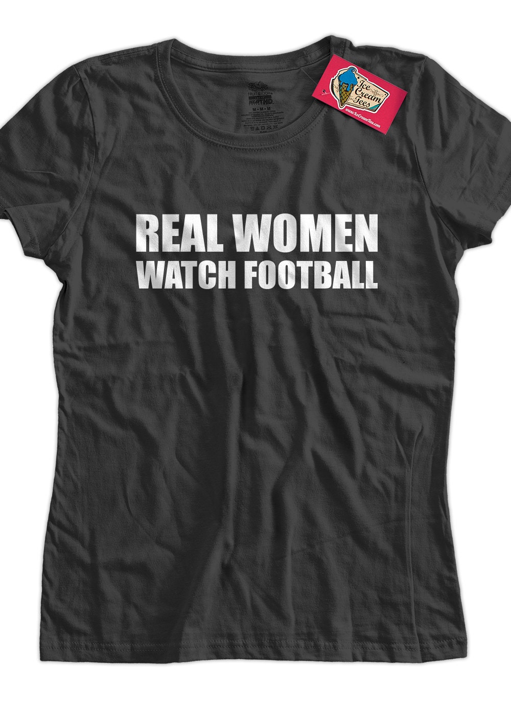 Funny Football T Shirt Real Women Watch Football Shirt Etsy