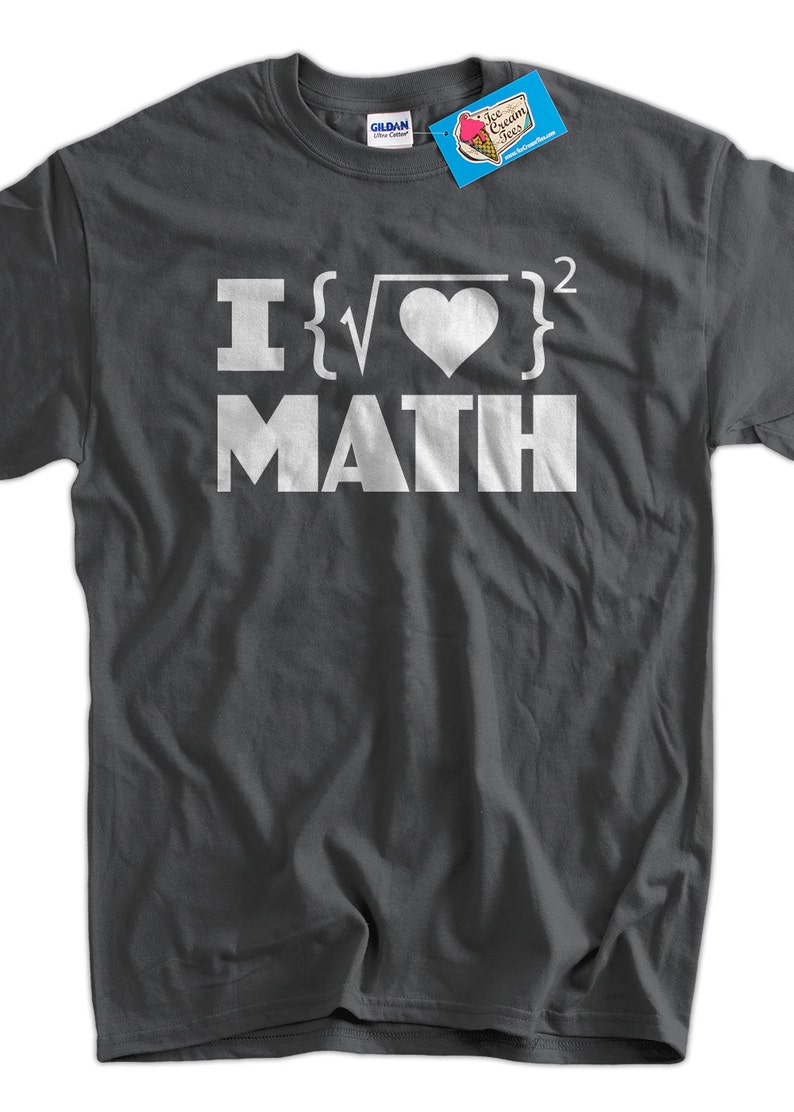 Math Geek Nerd Funny Cool I Love Math T-shirt Gifts for Dad Screen ...