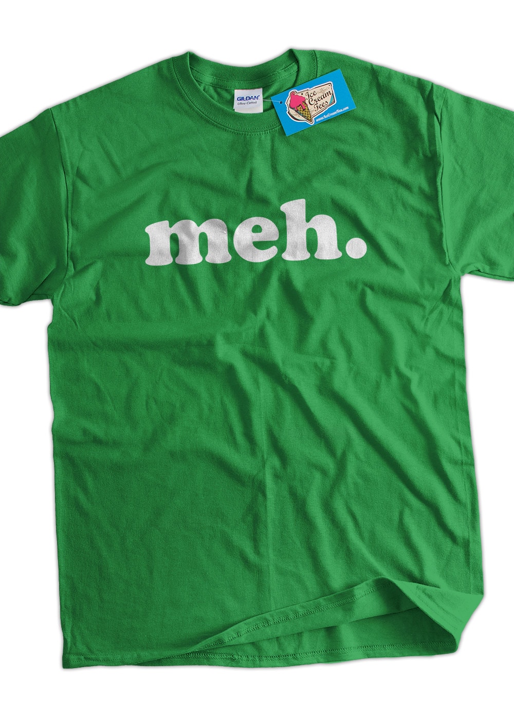 Meh Funny Tshirt Geek Nerd Cool Art Screen Printed T-shirt - Etsy