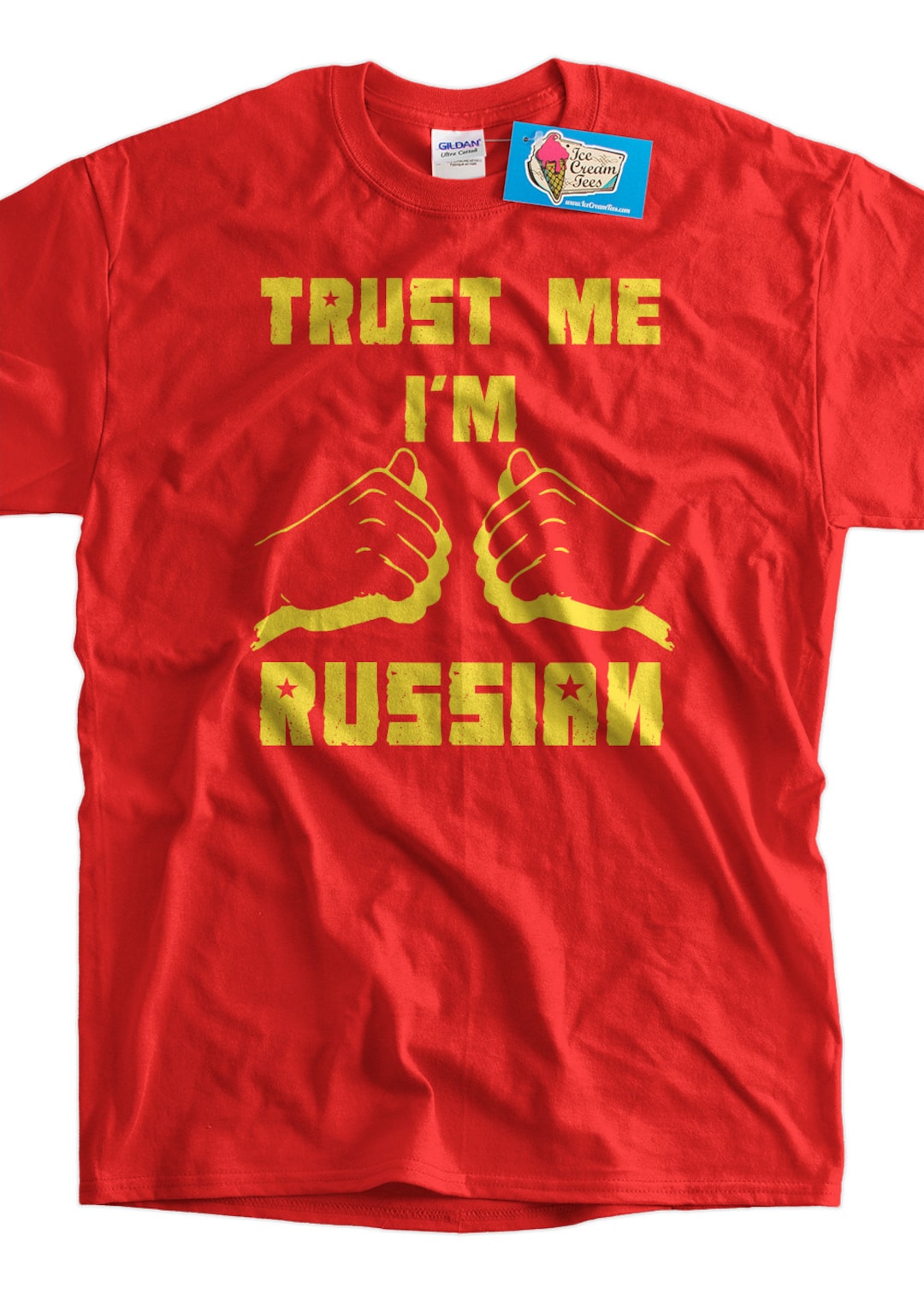 Funny Russia T-shirt Russian Federation I'm Russian T-shirt Screen ...