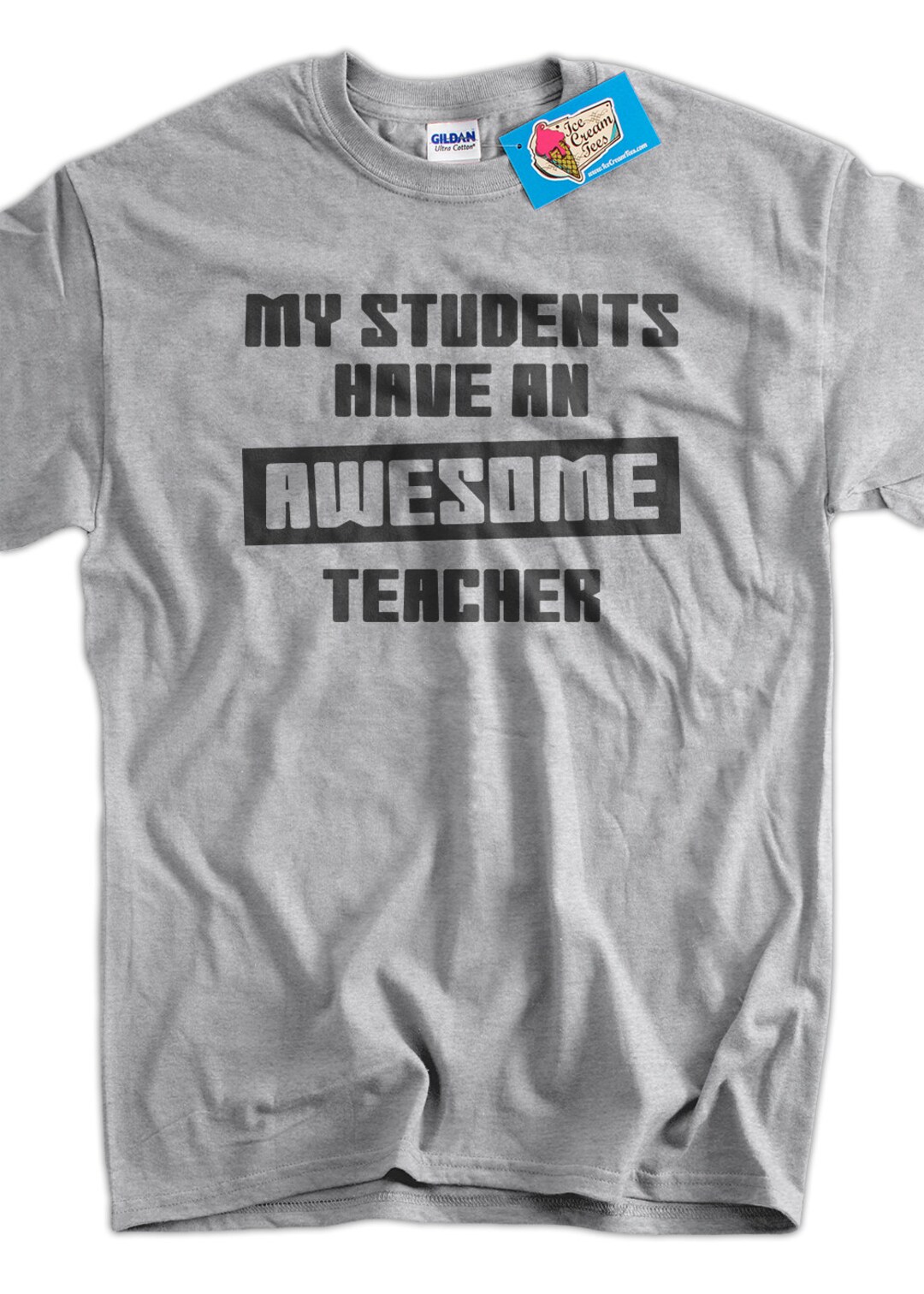 Funny Shirt Teacher Professor My Students Have an Awesome Teacher ...