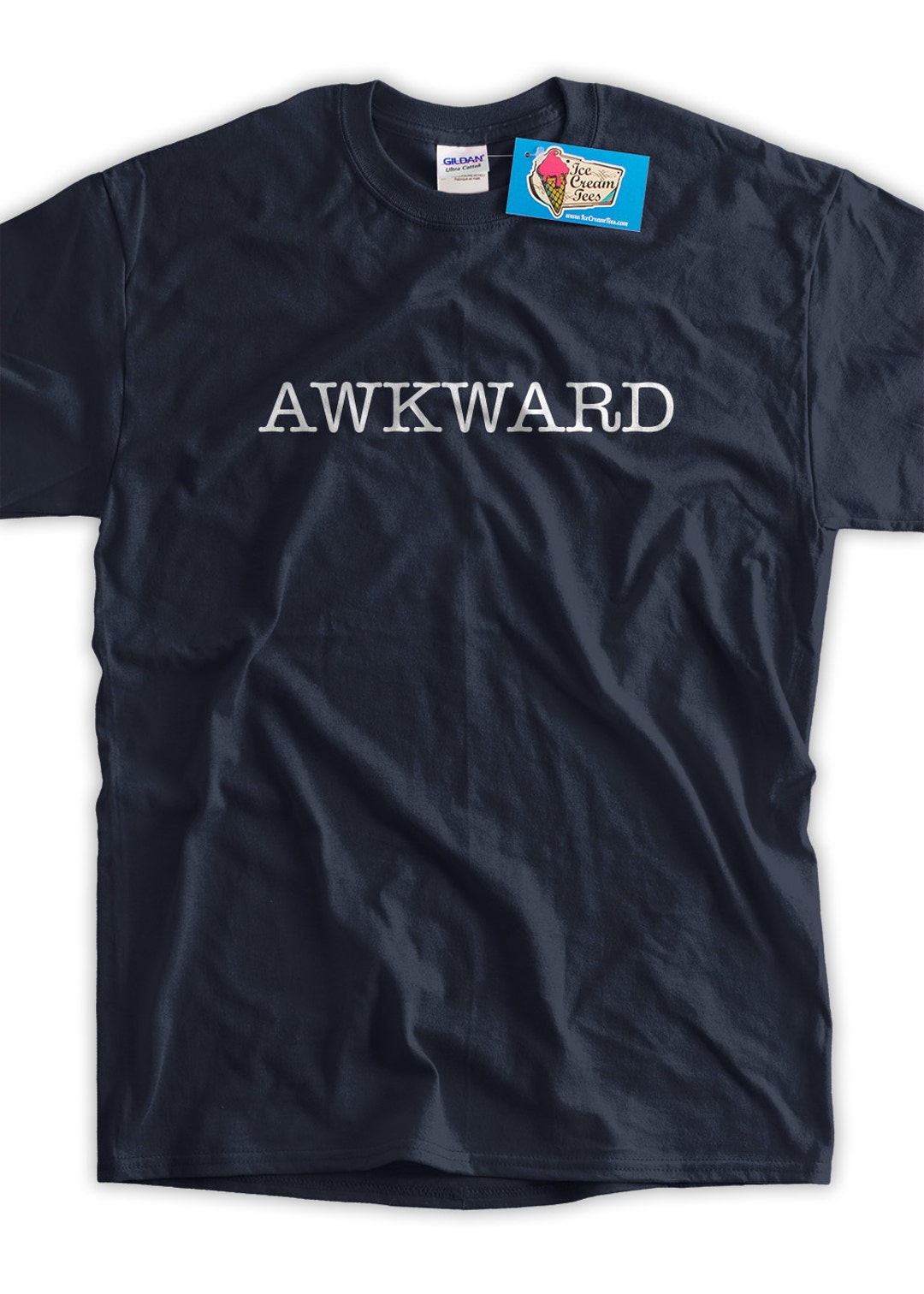 Funny Awkward T-shirt Screen Printed Tee Shirt T Shirt Mens Ladies ...