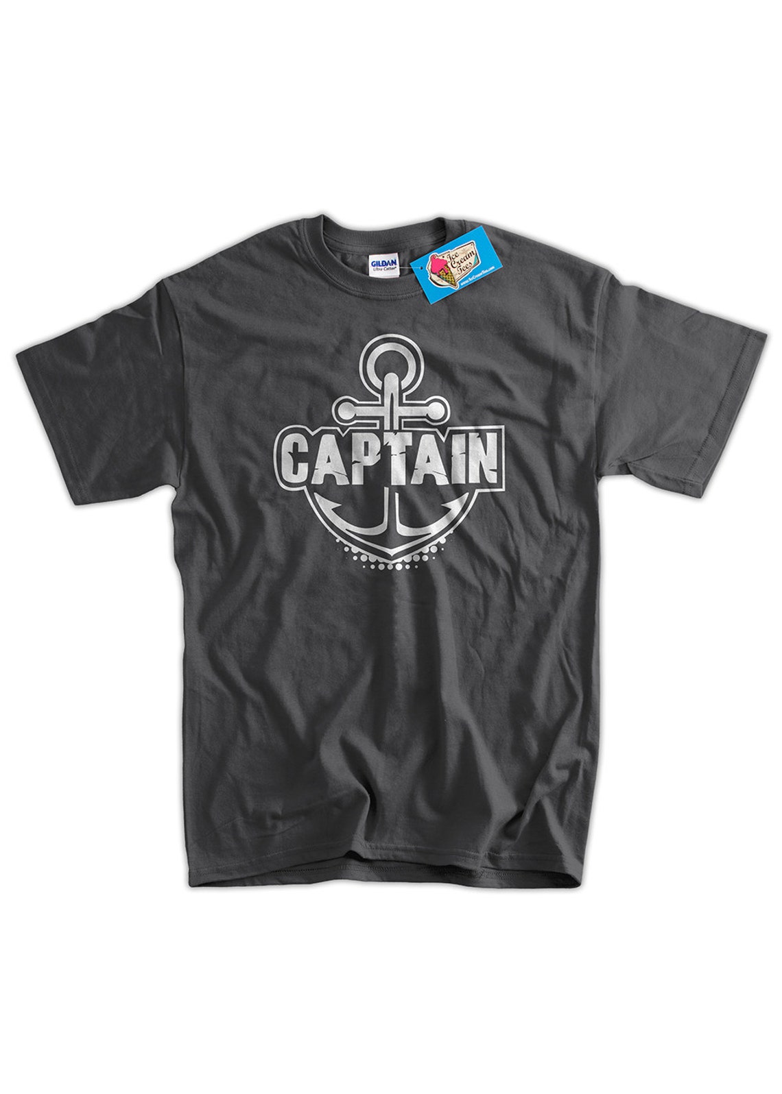 Anchor T-shirt Nautical T-shirt Captain T-shirt Boat Captain Yacht ...