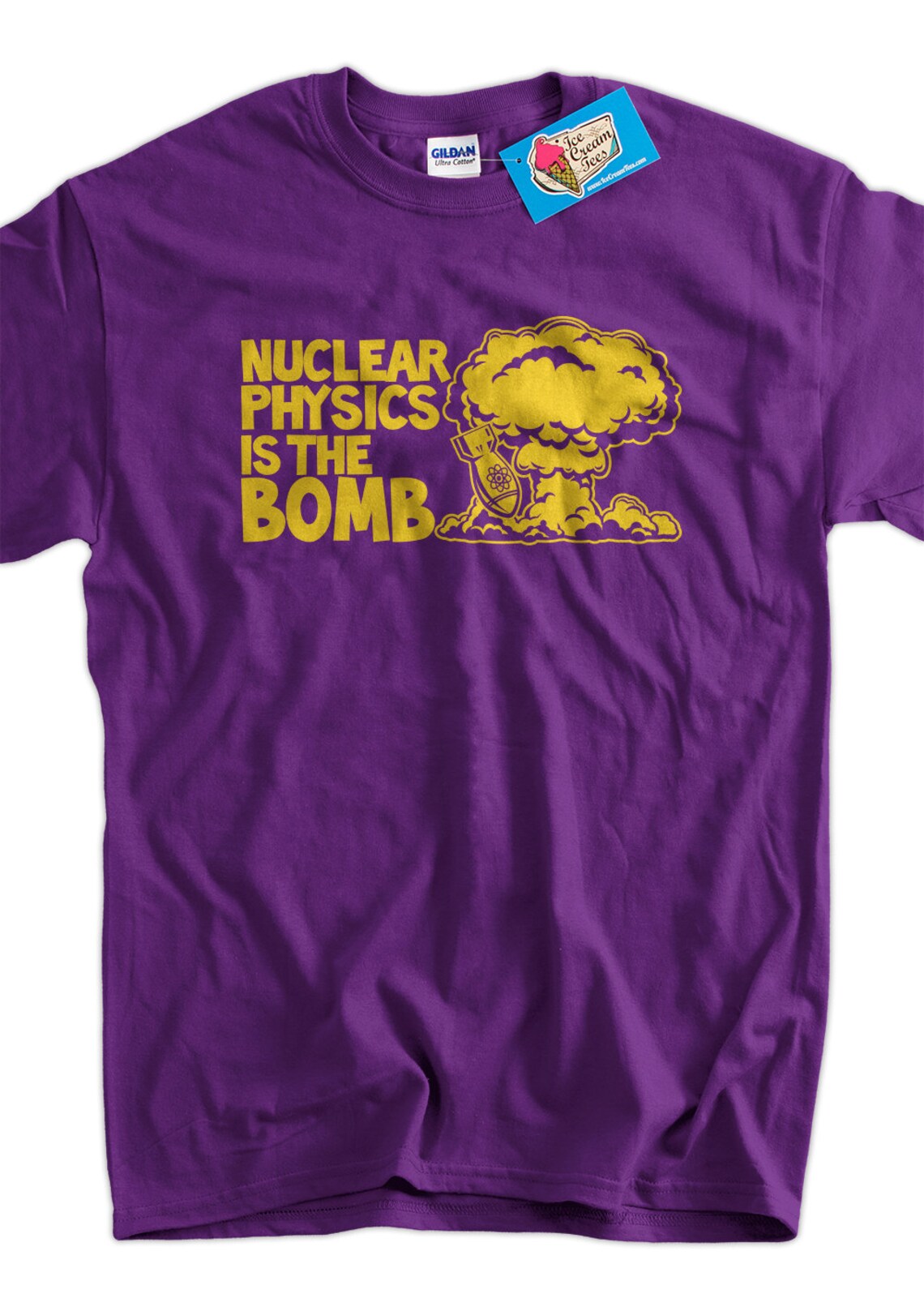 Funny Science T-Shirt Nuclear Bomb Tee Shirt T Shirt Science | Etsy