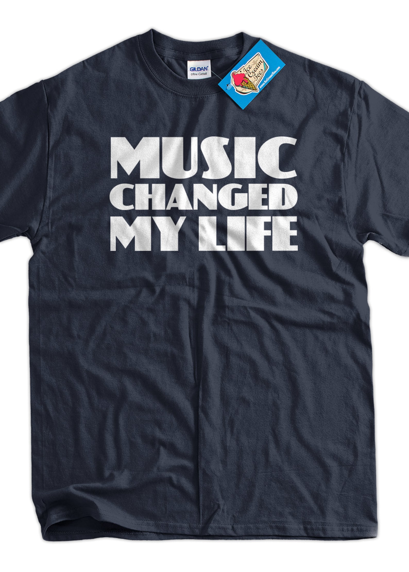 Funny Music T-shirt - Music Changed My Life Tee Shirt T Shirt Musician ...