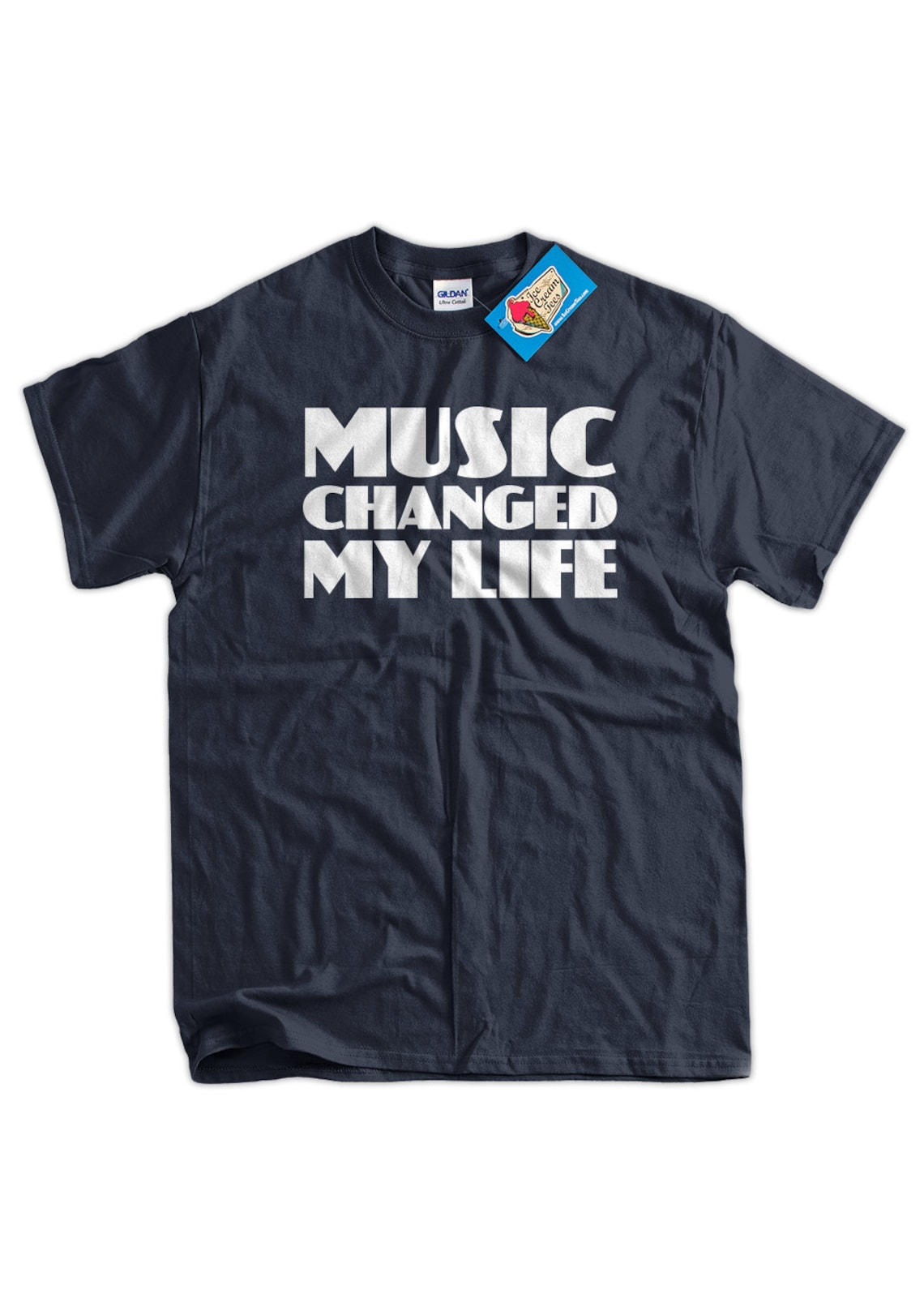 Funny Music T-shirt - Music Changed My Life Tee Shirt T Shirt Musician ...