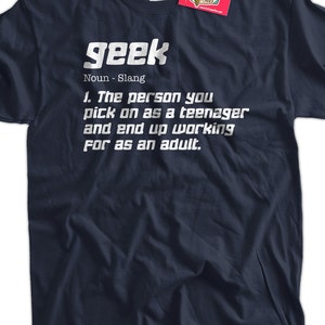 Funny Geek T-shirt Definition of A Geek T-shirt Gifts for Dad - Etsy