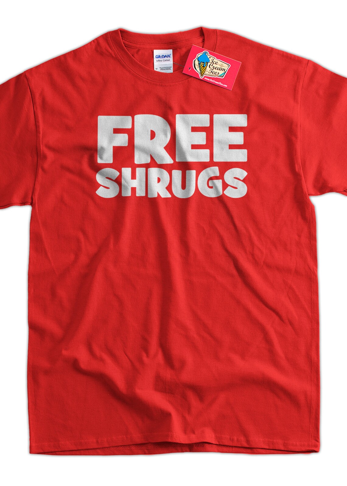 Funny Free Shrugs T-shirt Geek Nerd Hipster Emo Tee Shirt Mens | Etsy