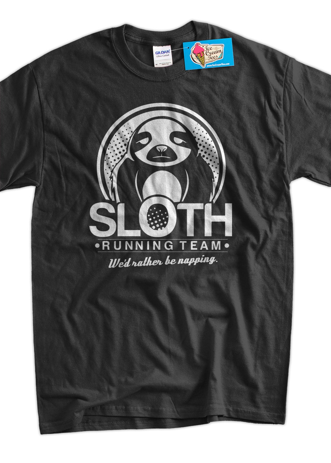 Funny Sloth Shirt Sloth Running Team Funny Napping Shirt Funny Geeks T ...