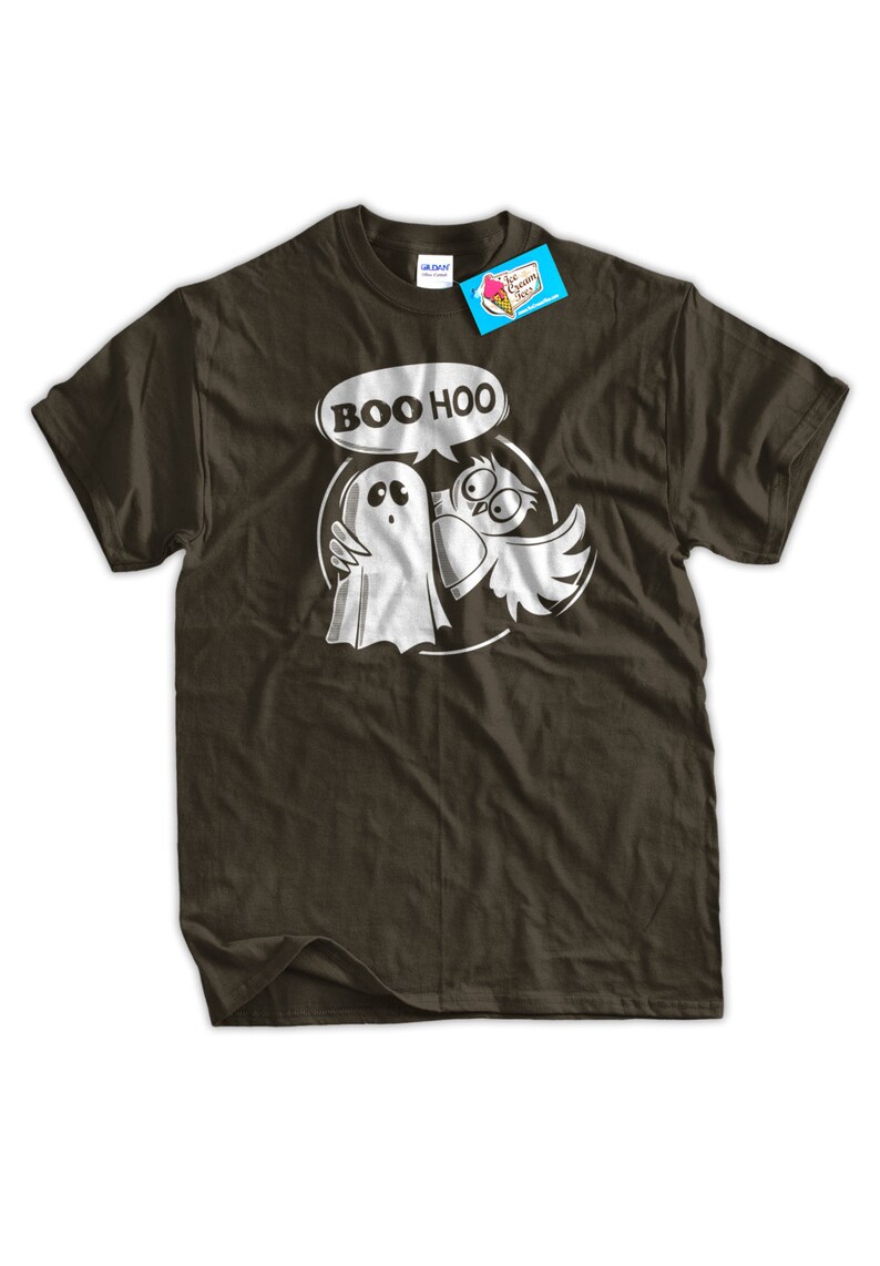 Boo Hoo Shirt Funny Halloween Owl t-shirt ghost Tshirt Owl | Etsy