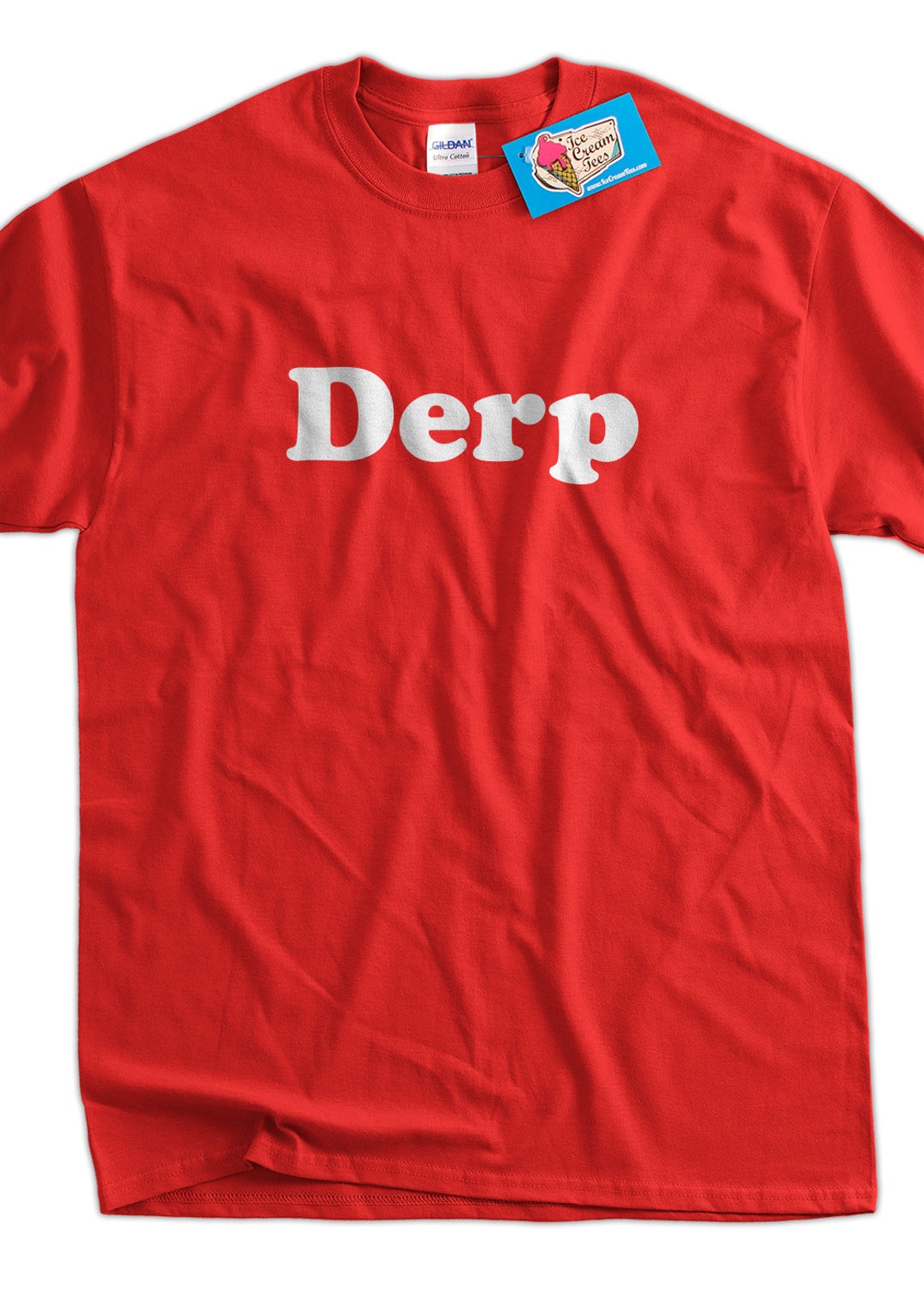 Derp T-shirt Funny T-shirt Puppy T-shirt Geek T-shirt Screen Printed T ...