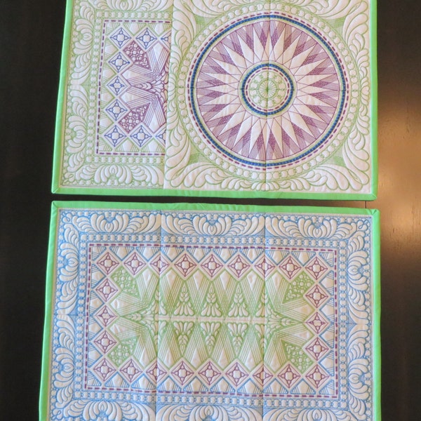 Interlocking Star Tablerunner Quilt Pattern ONLY - Etsy