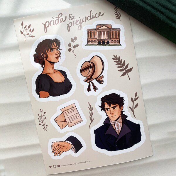 Jane Austen Sticker - Etsy