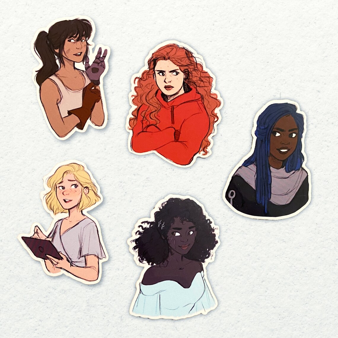 The Lunar Chronicles Sticker Pack | Etsy