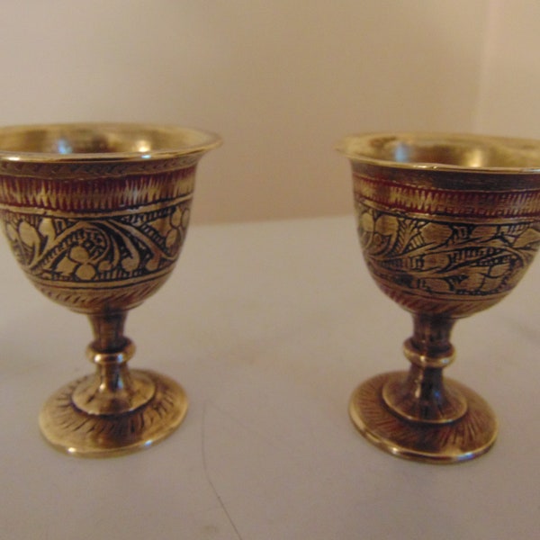 Brass Goblets - Etsy
