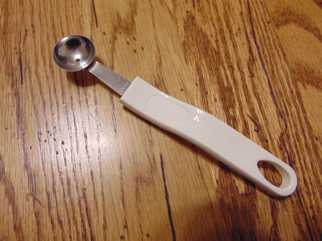 Vintage "bonny" Stainless Steel Melon Baller With White Plastic Handle ...