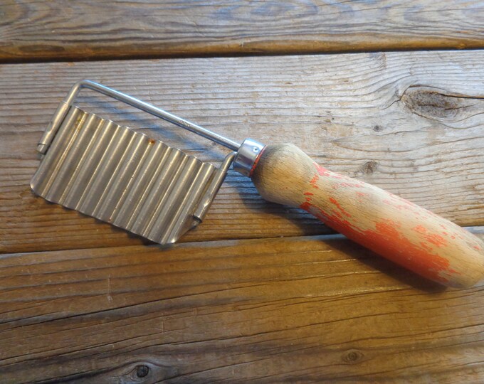 Vintage Vegetable/potato Slicer 1940's Crinkle Cut - Etsy