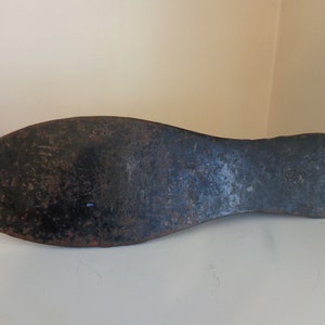 Antique Cast Iron Shoe Form, 1940's - Cast Iron Shoe Anvil -shoemaker ...