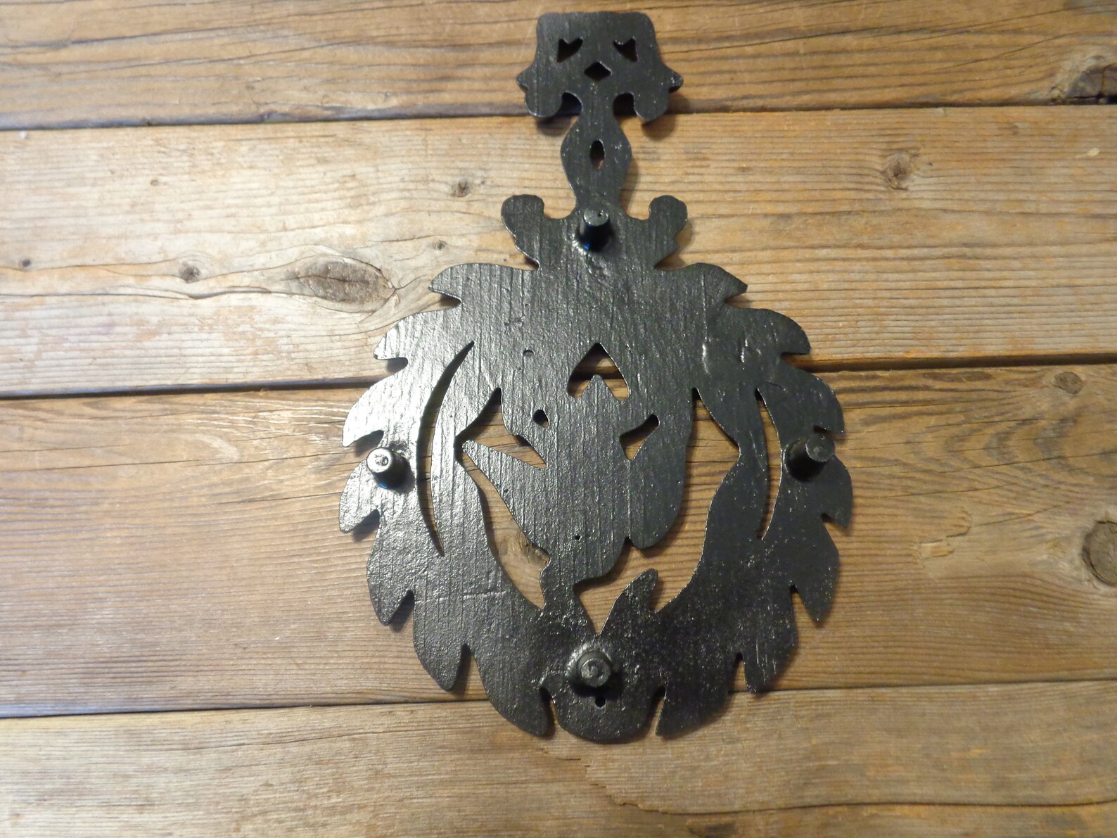 Vintage Large Cast Iron Trivet With Eagle& Hearts,1970's -vintage ...