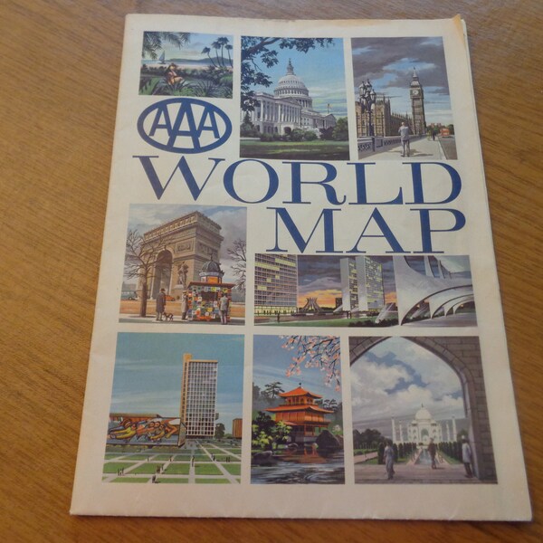 Aaa World Map - Etsy