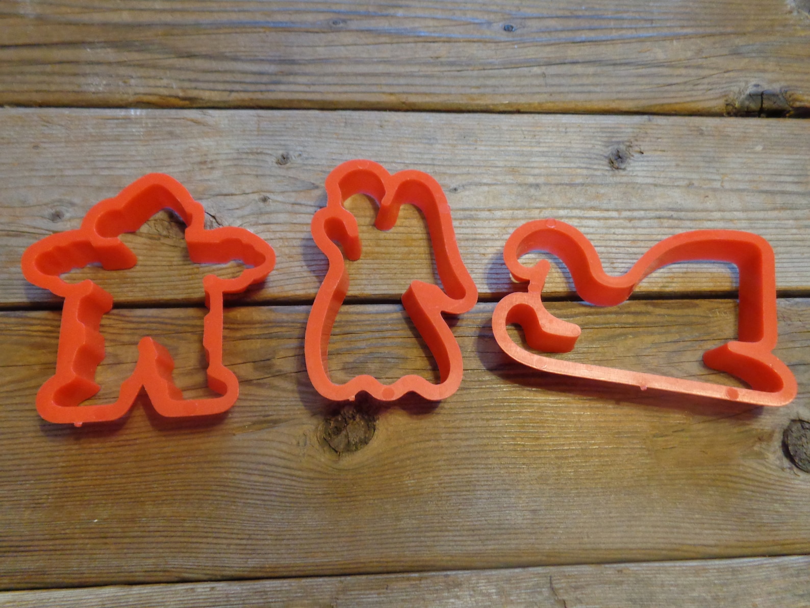 Vintage 10 Piece Set Of Plastic Christmas Cookie Cutters | Etsy