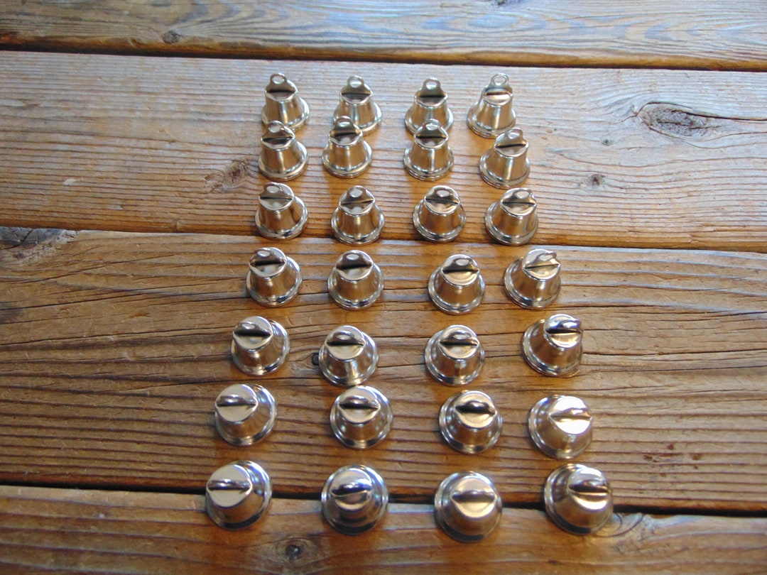 Silver Liberty Bells for Crafting With Clappers, 3/4 Inch,21pieces ...