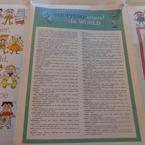 Vintage 1962 aaa Auto Club Original World Map, Fold Out, Extra Large ...