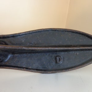 Antique Cast Iron Shoe Form, 1940's - Cast Iron Shoe Anvil -shoemaker ...