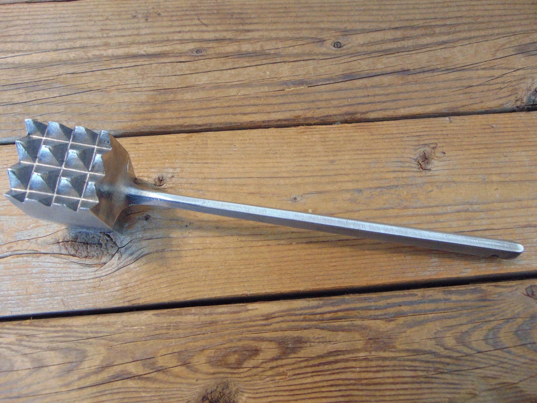 Vintage 1950's Progressus Meat Tenderizer/mallet With Handle, Double ...