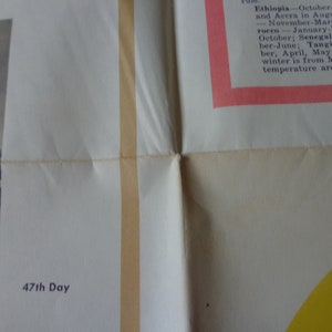 Vintage 1962 aaa Auto Club Original World Map, Fold Out, Extra Large ...