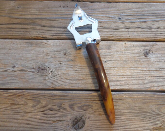 Vintage Can, Bottle & Jar Opener With Bakelite Handle, 1960's - Bottle ...