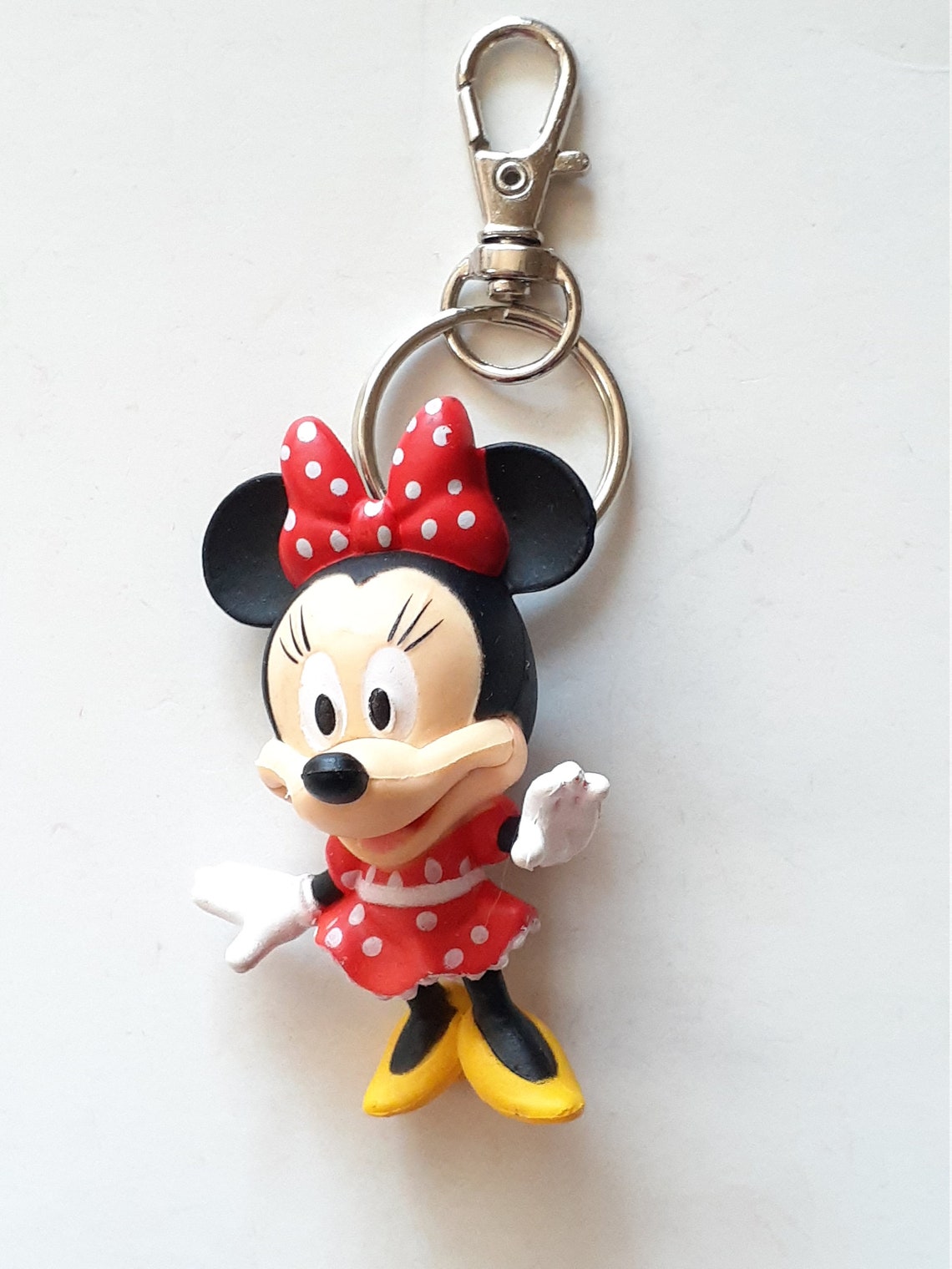 Minnie Mouse Keychain/beadiebracelet - Etsy
