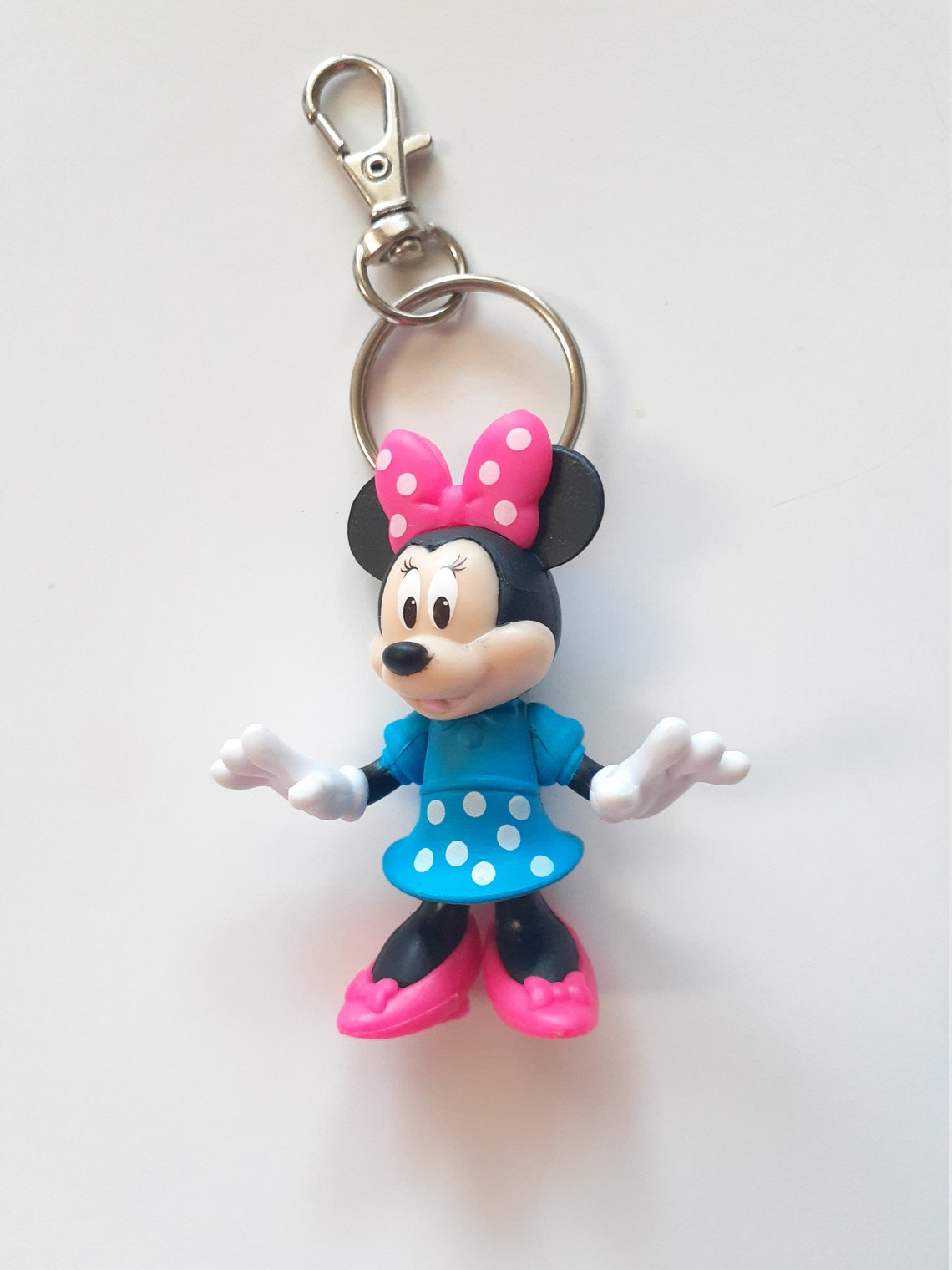 Minnie Mouse keychain/Beadiebracelet | Etsy