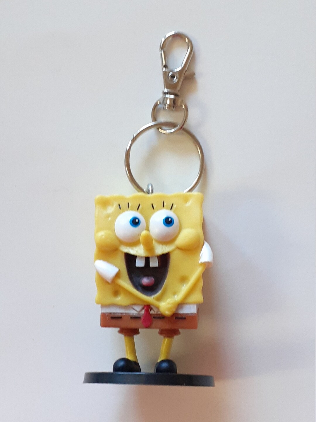 Sponge Bob Keychain/beadiebracelet - Etsy