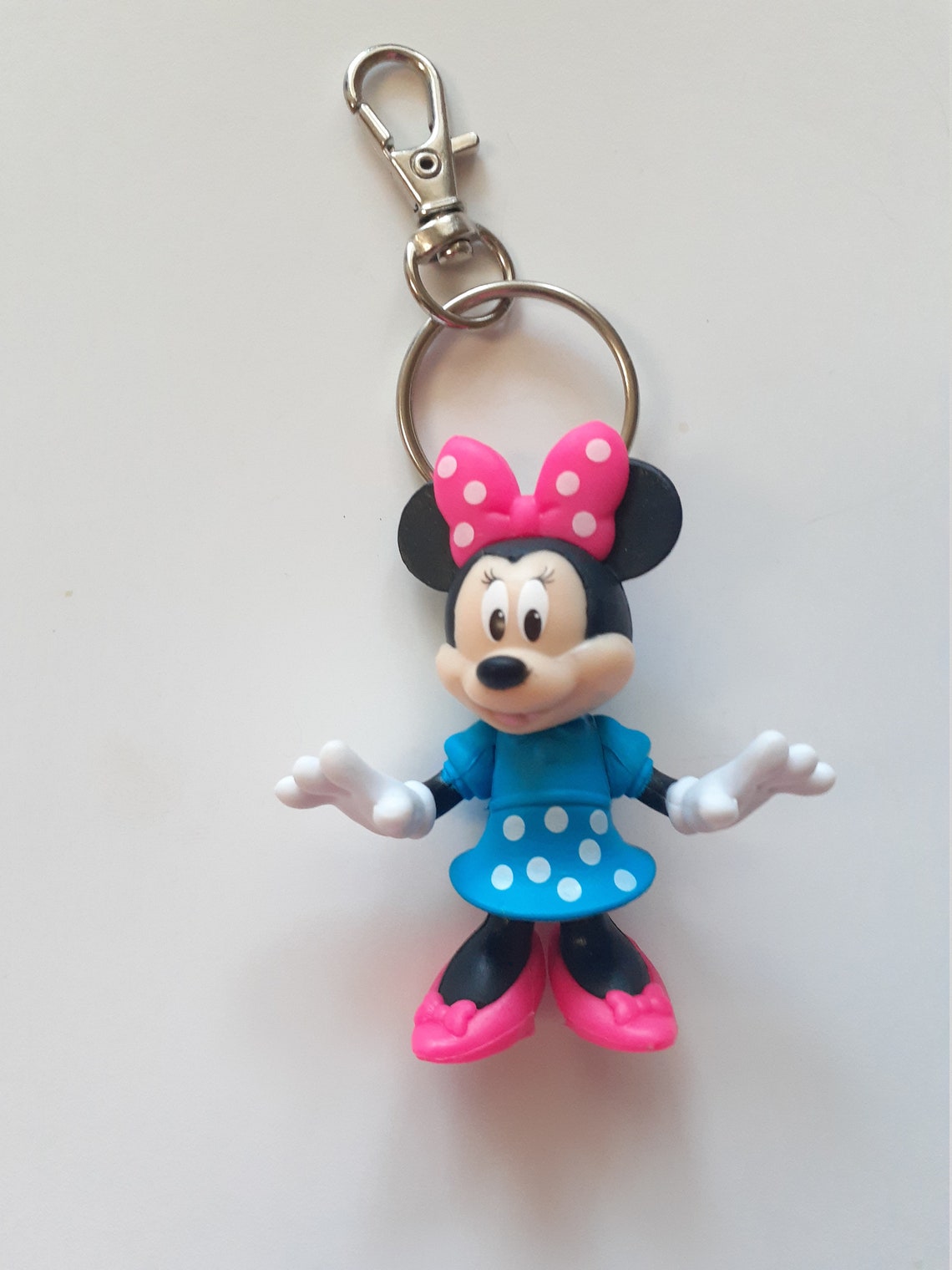 Minnie Mouse Keychain/beadiebracelet - Etsy