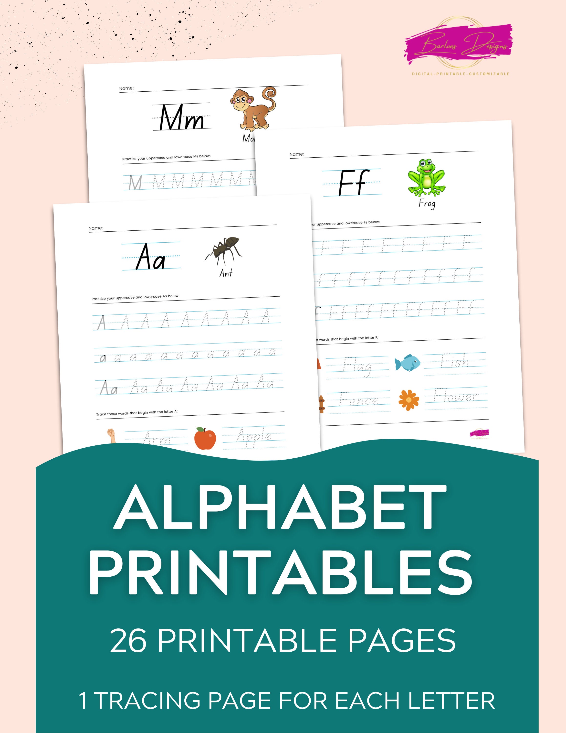 Preschool Handwriting Worksheets Alphabet Writing Practice Etsy preschool-handwriting-worksheets-alphabet-writing-practice-etsy