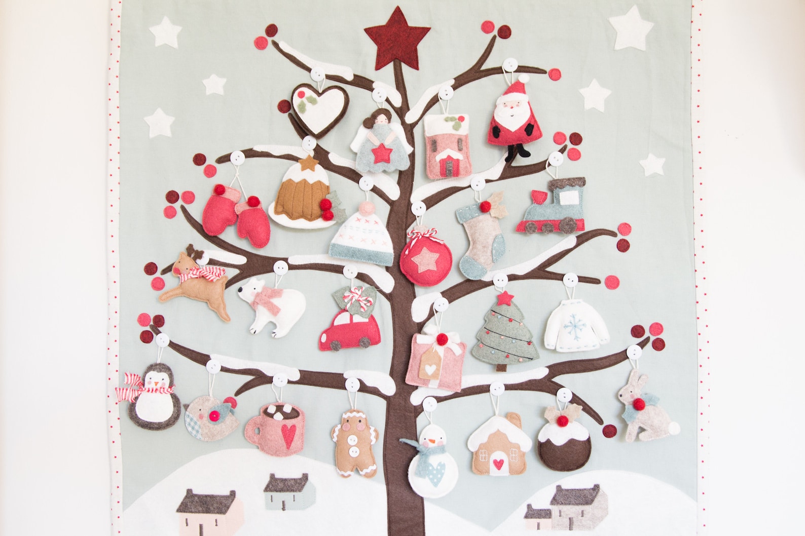 Pdf Digital Pattern - Winter Wonderland Advent Calendar- Instructions ...
