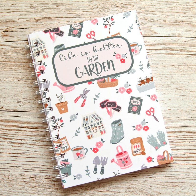 A4 Gardening Notebook - Etsy UK