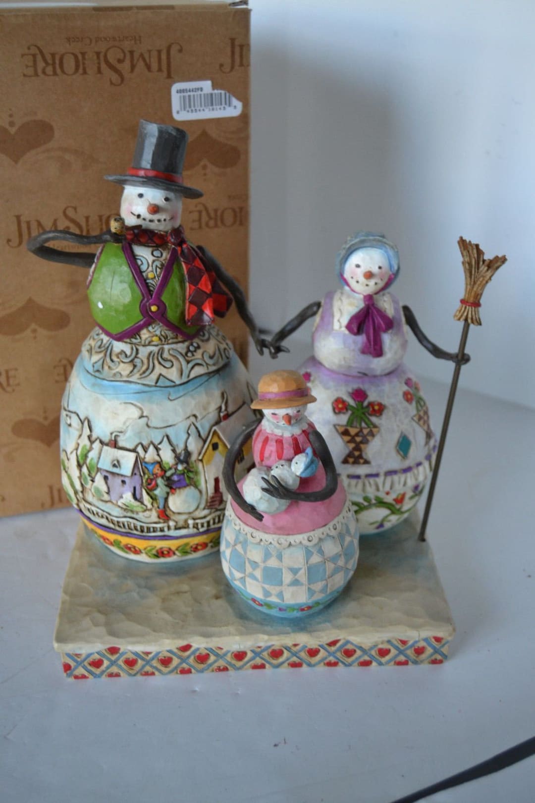 JIM SHORE Warm Hearts on Frosty Days (snowman Family Figurine) - Etsy