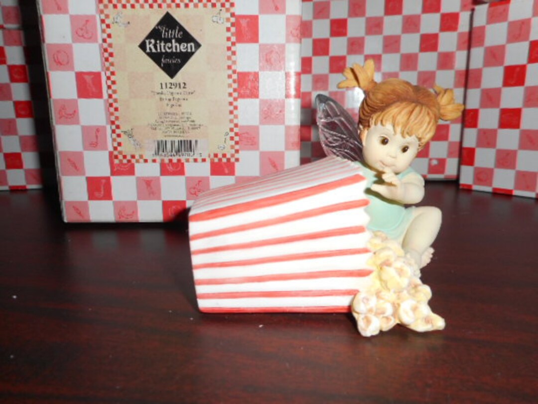 My Little Kitchen Fairies SNEAKY POPCORN FAIRIE 2003 Enesco 112912 New ...