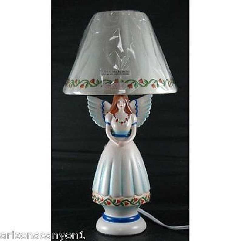 JIM SHORE HEARTWOOD Creek Mini Angel Crossed Hands Lamp - Etsy