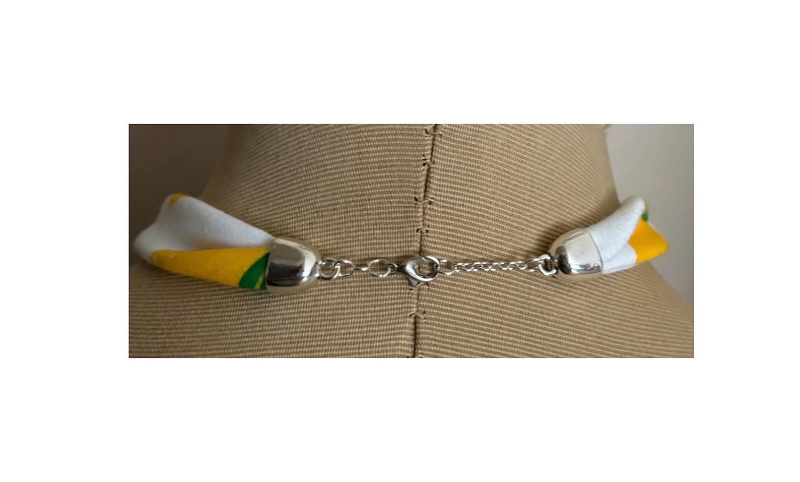 Capri Lemon Print Cotton Neck Scarf With Plastic Lemon Charm. - Etsy
